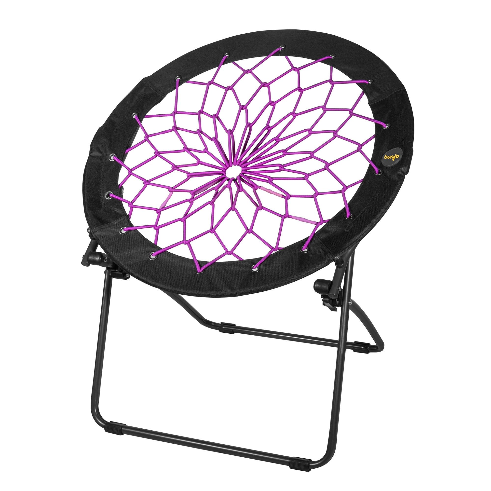 Zenithen Foldable 29" Bunjo Bungee Chair, Plum Jam, 225lb - Walmart.com