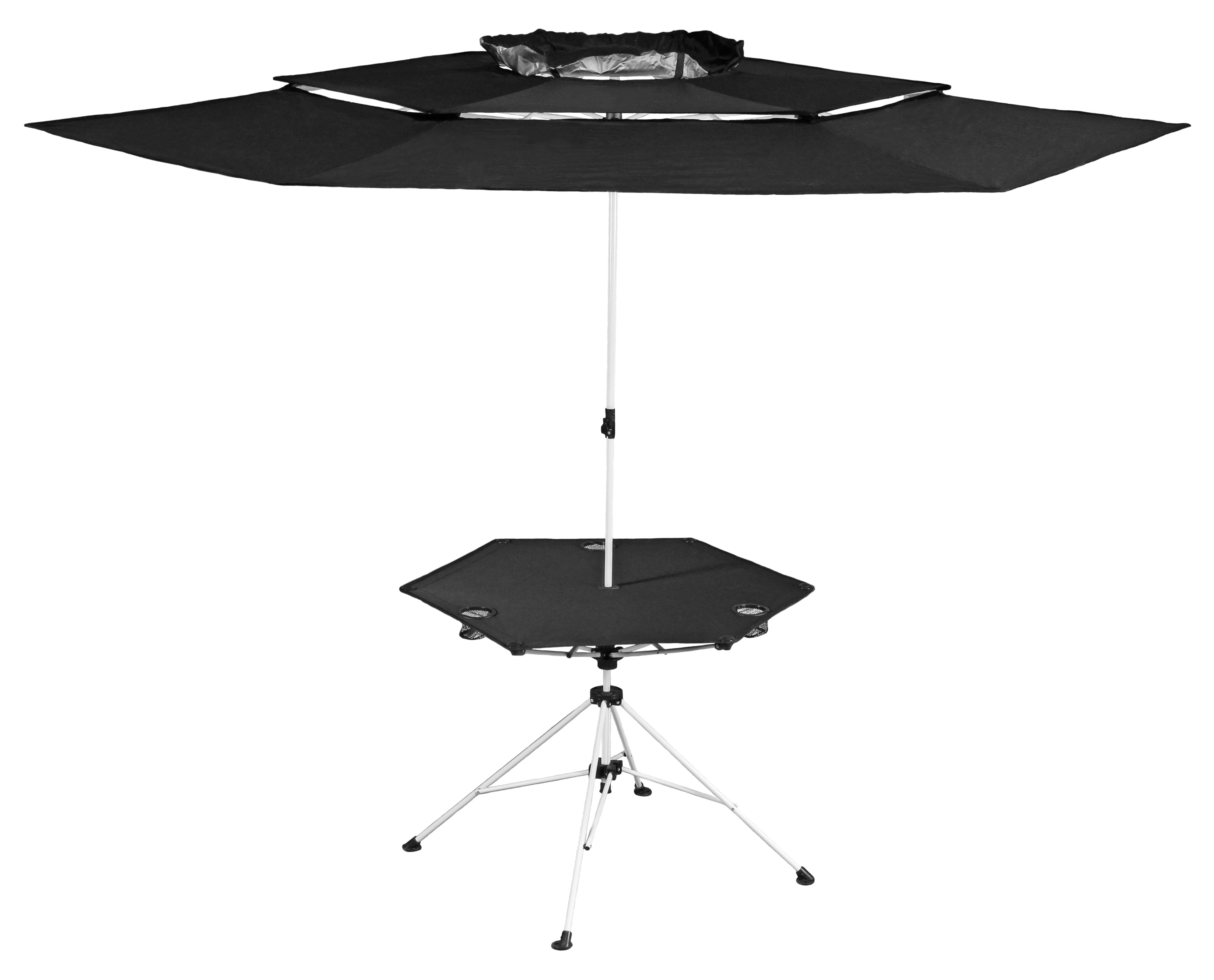 Zenithen Limited Black Roof Outdoor Folding Transportable Canopy Table ...