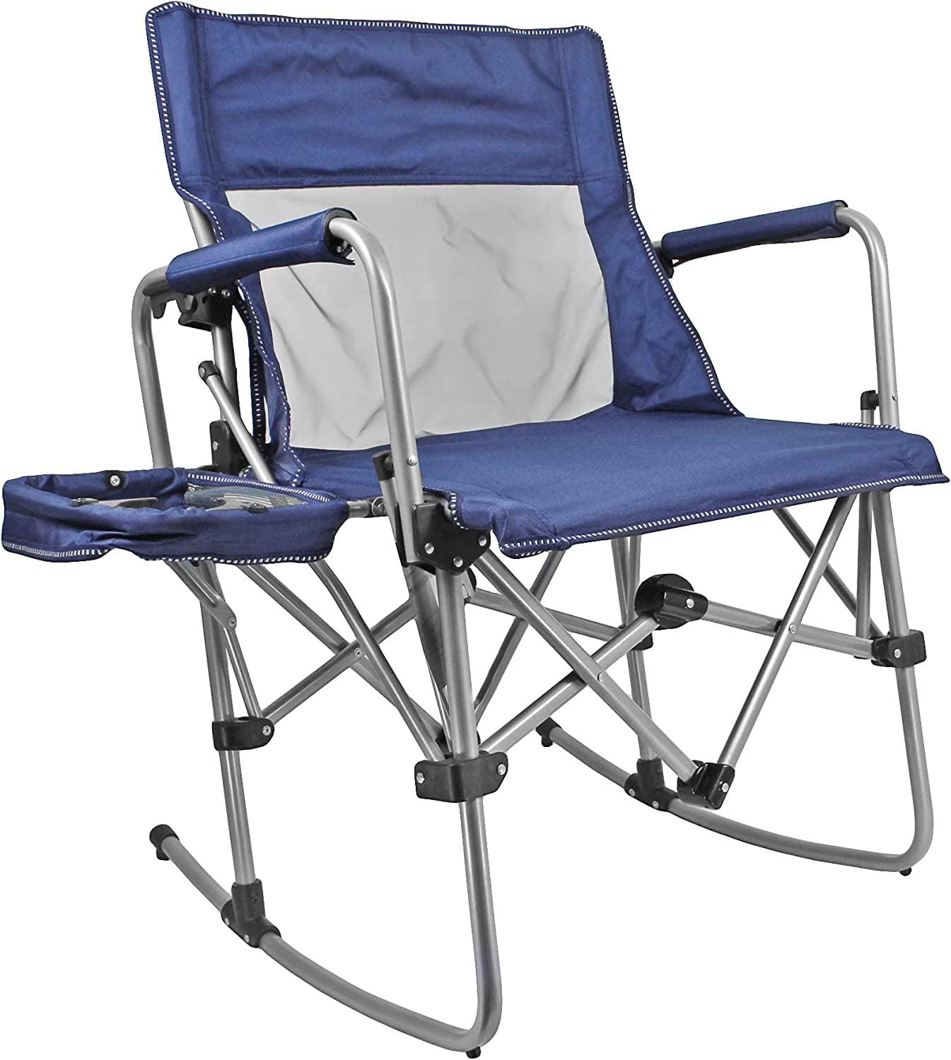 Zenithen Portable Outdoor Rocking Director's Folding Chair with Side ...