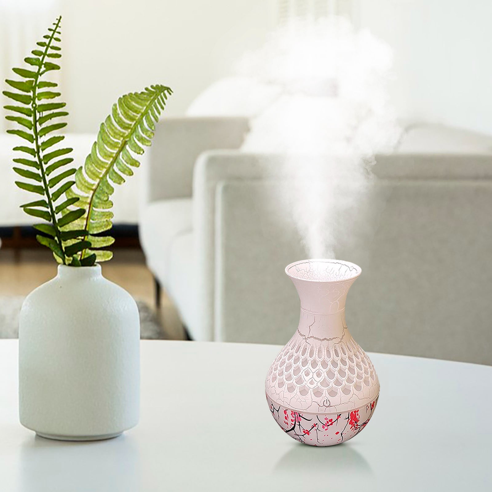 Zenithome Blue - White Porcelain Humidifier 200ml, 3.94x3.94x6.02in ...