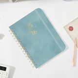Zenithome July 2025-2026 A5 Planner with Faux Leather Cover, 140 Sheets ...