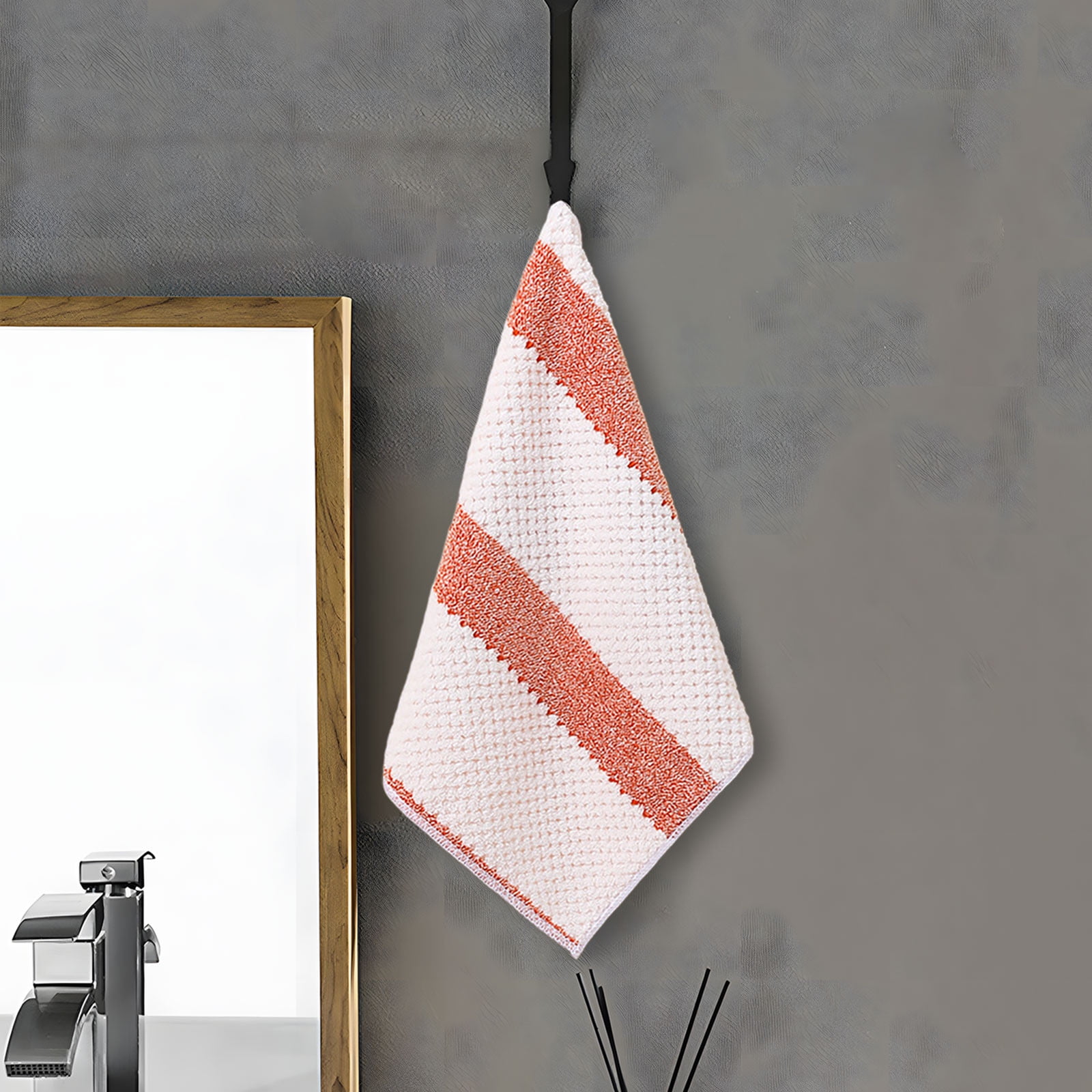Zenithome Thick Soft Hand Towel, 12x12In Polyester Pad, Absorbent Non ...