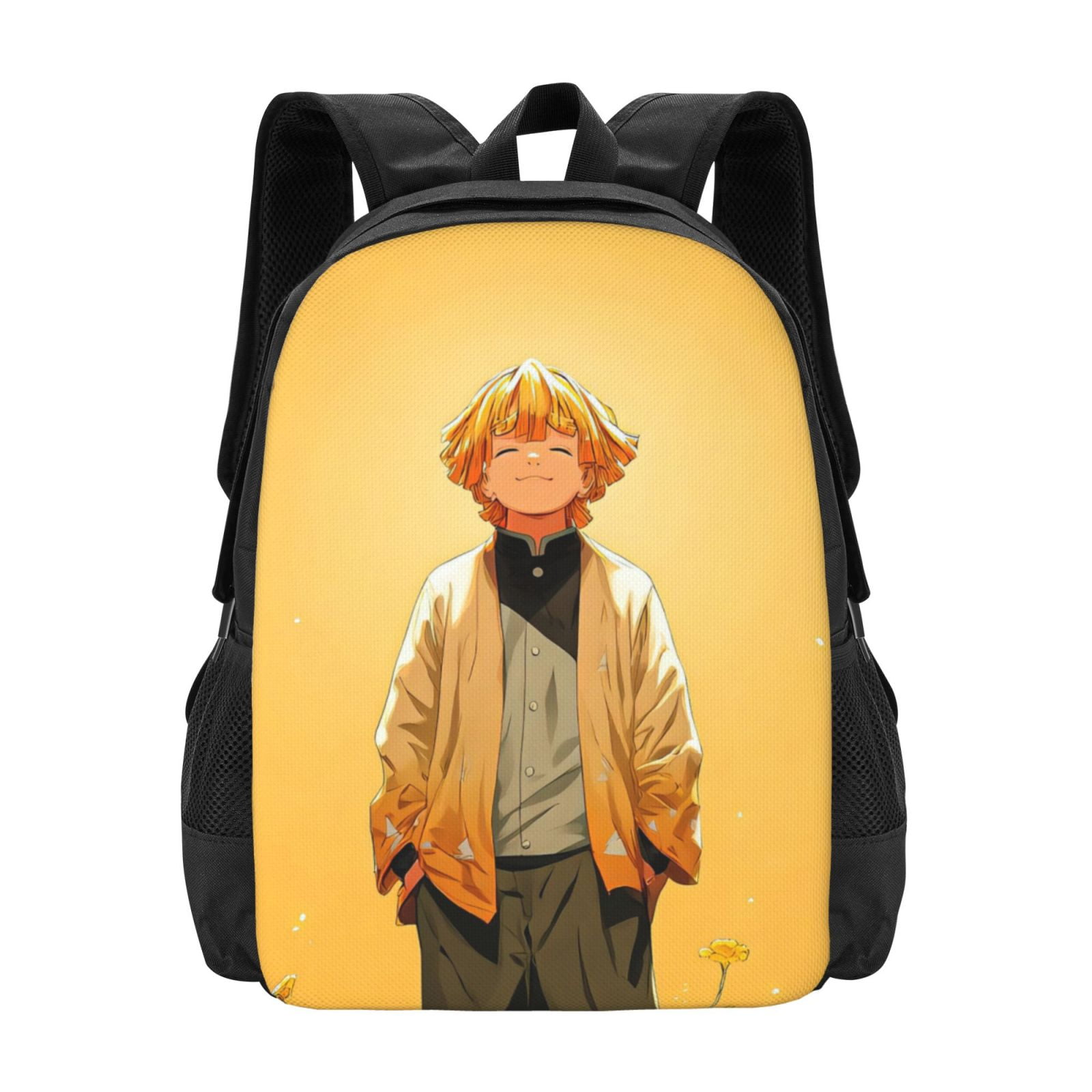 Zenitsu Agatsuma Demon Slayer Backpacks for Men Women Book Bag Travel ...