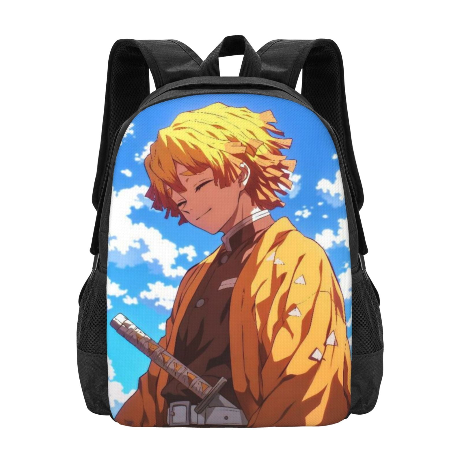 Zenitsu Agatsuma Demon Slayer Backpacks for Men Women Book Bag Travel ...