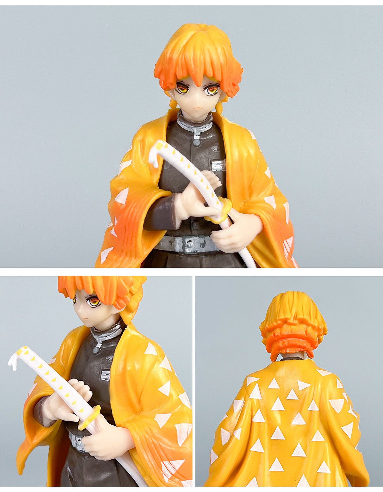 Zenitsu Agatsuma Figure Demon Slayer Anime Figurine Statue Toy 6 ...