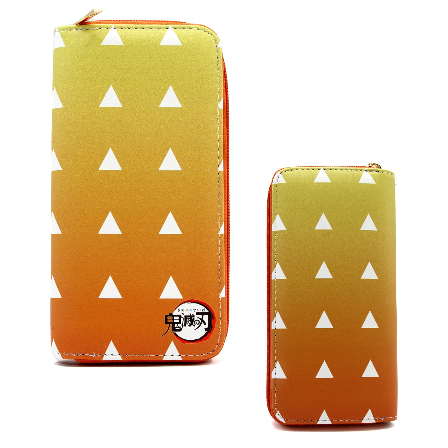 Zenitsu Agatsuma Pattern - Demon Slayer 3.5x7.5" Zipped Wallet ...