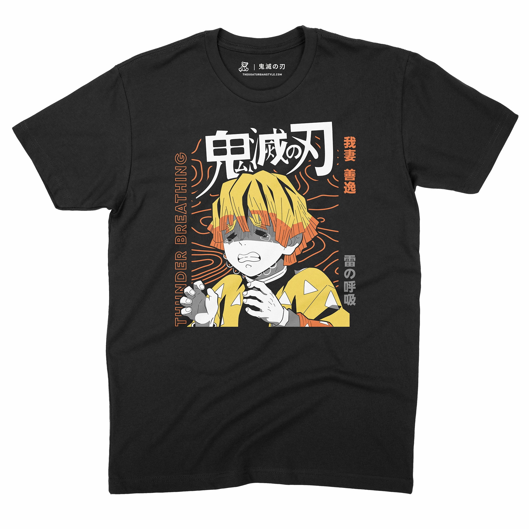 Zenitsu Agatsuma - Slayer's Iconic Thunder Tee | Demon Slayer Anime ...