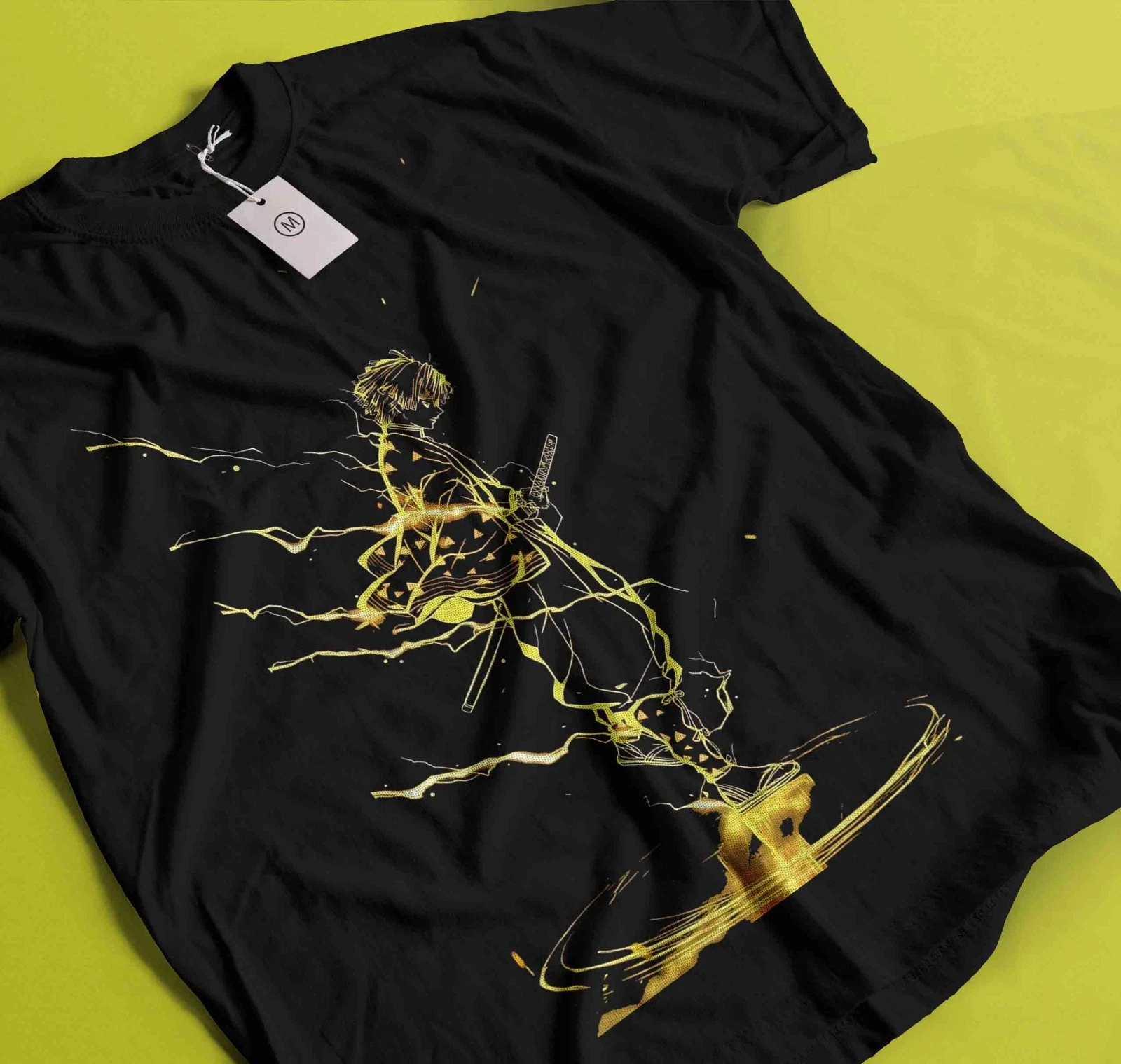 Zenitsu T-Shirt Demon Slayer Kimetsu No Yaiba Tshirt Nezuko Tanjiro ...