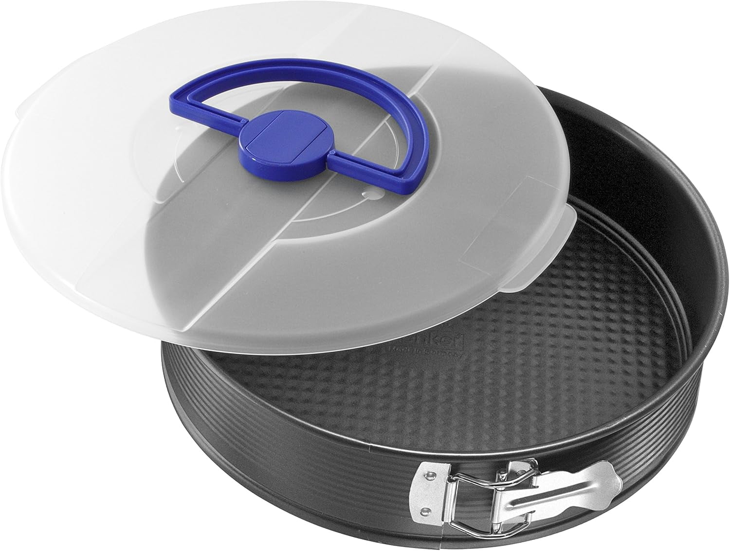Zenker Pure Non-Stick Springform Pan with Carrying Lid, 10-Inch, Black ...