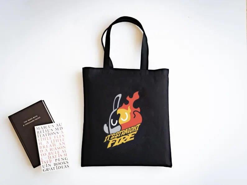 Zenless Zone Zero Bangboo Fire Anime Video Game Mascot Tote Bag, a gift ...