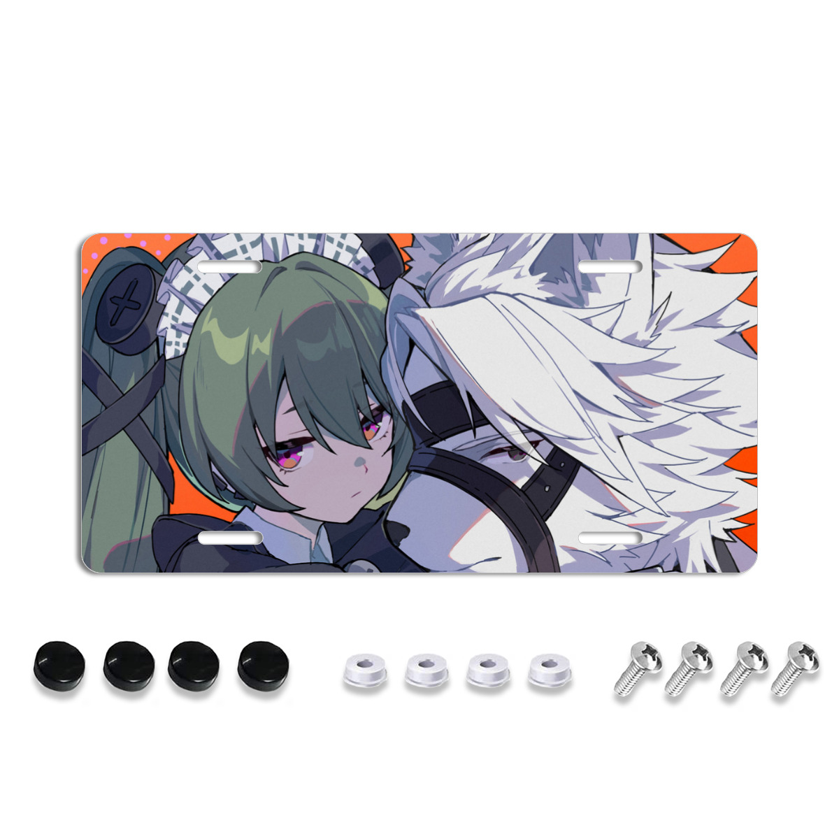 Zenless Zone Zero Cartoon license plate cover, flat license plate ...