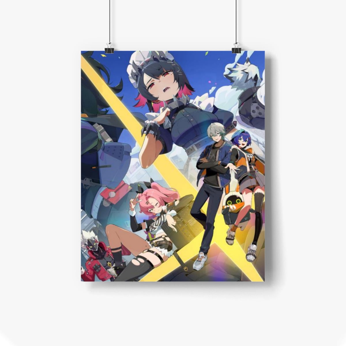 Zenless Zone Zero Poster Comic Cover Wall Art Canvas Print Cartoon ...