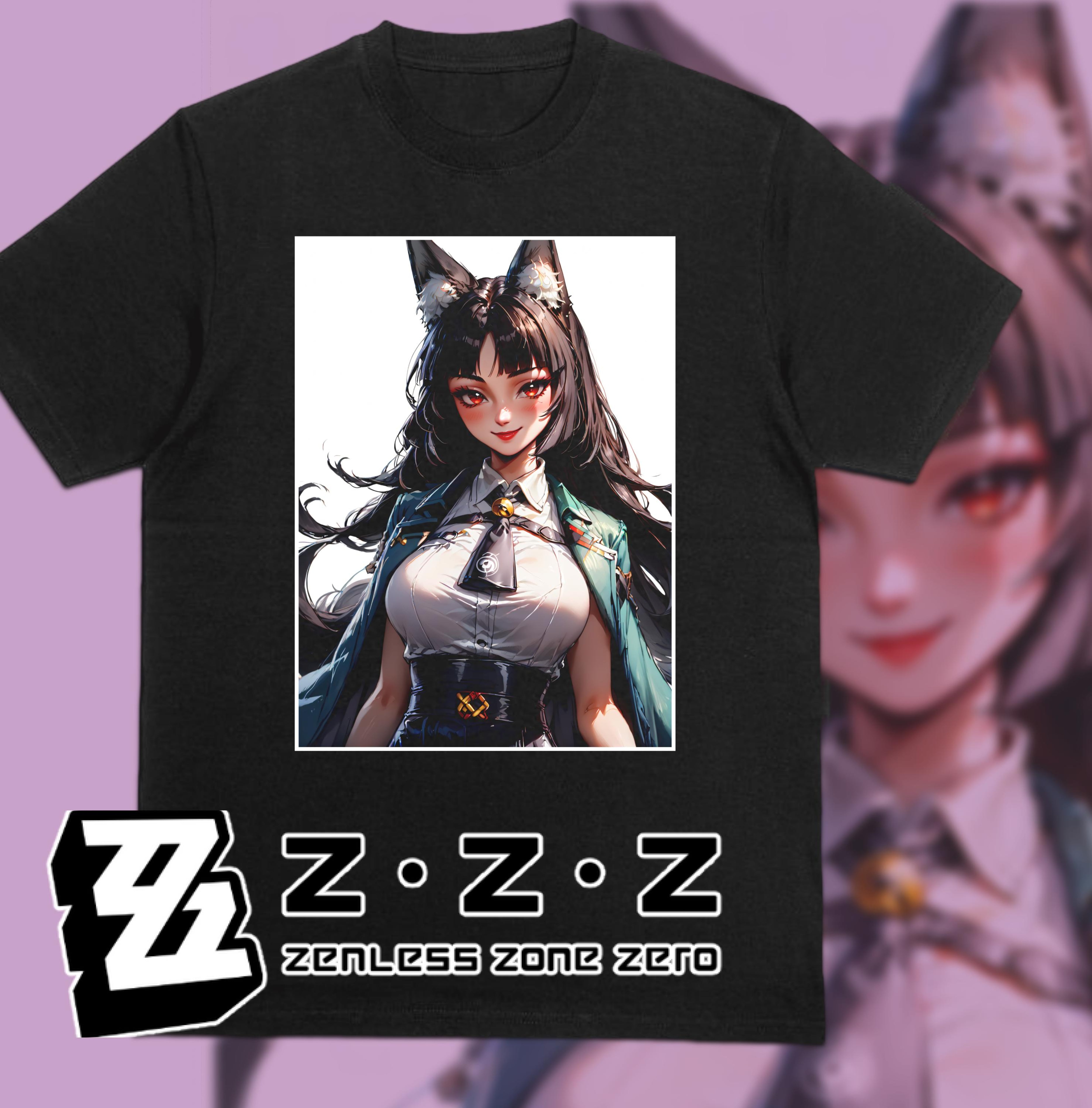 Zenless Zone Zero Shirt, Hoshimi Miyabi Fan Art Shirt, Hoshimi Miyabi Shirt, Genshin Shirt, ZZZ ...