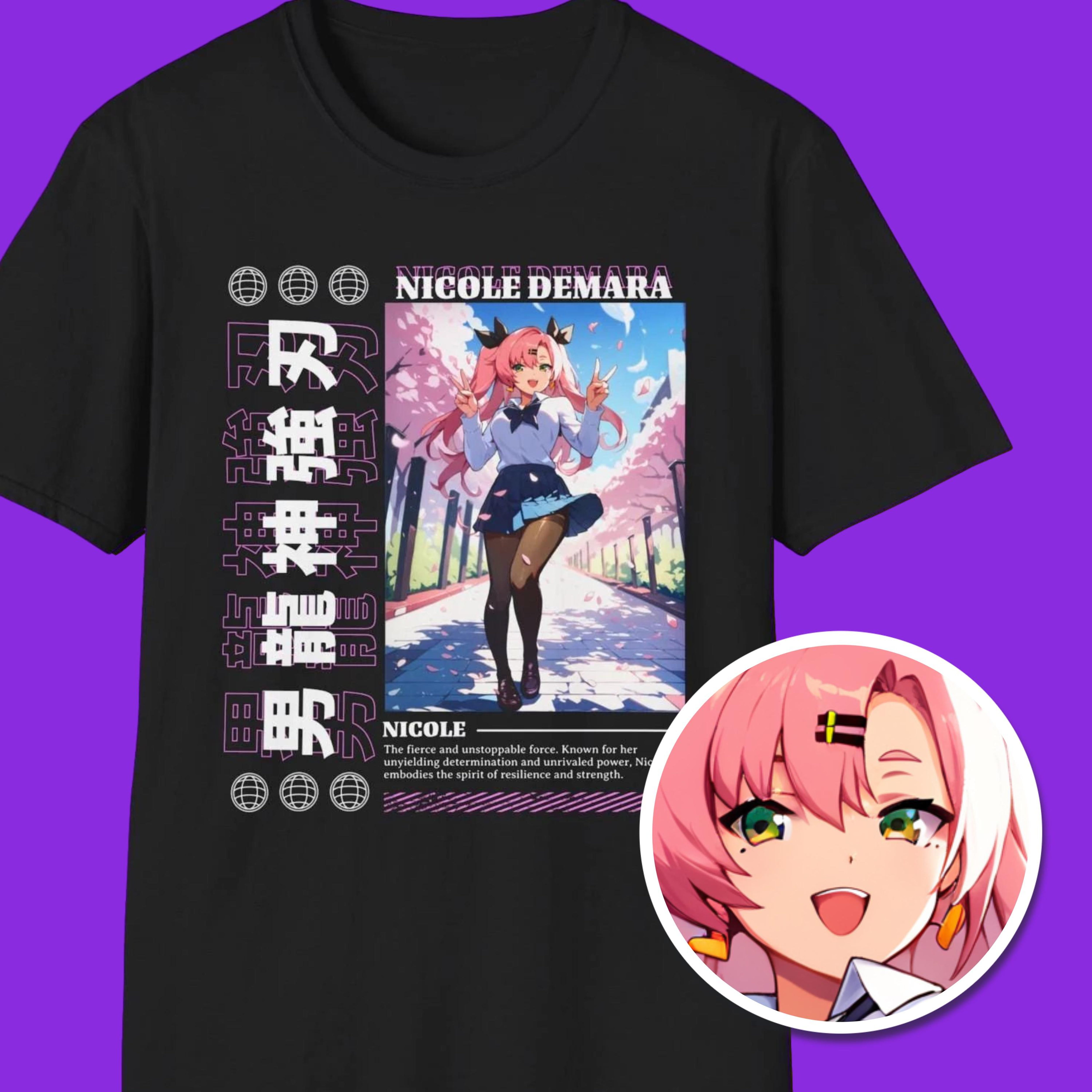 Zenless Zone Zero Shirt | Nicole Demara Shirt (Pink School) - Walmart.com