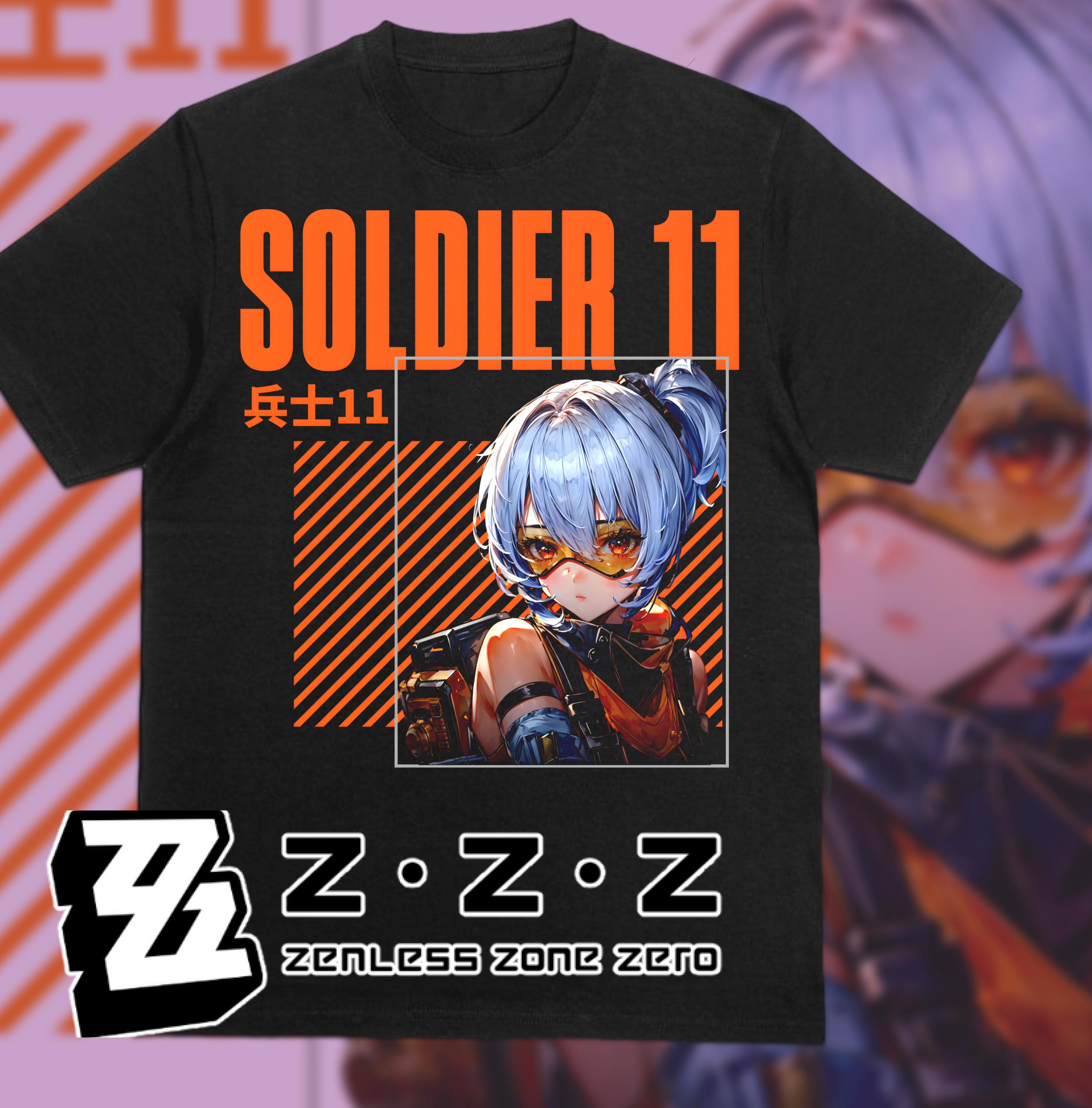 Zenless Zone Zero Shirt, Soldier 11 Shirt, Fan Art Shirt, Genshin Shirt ...