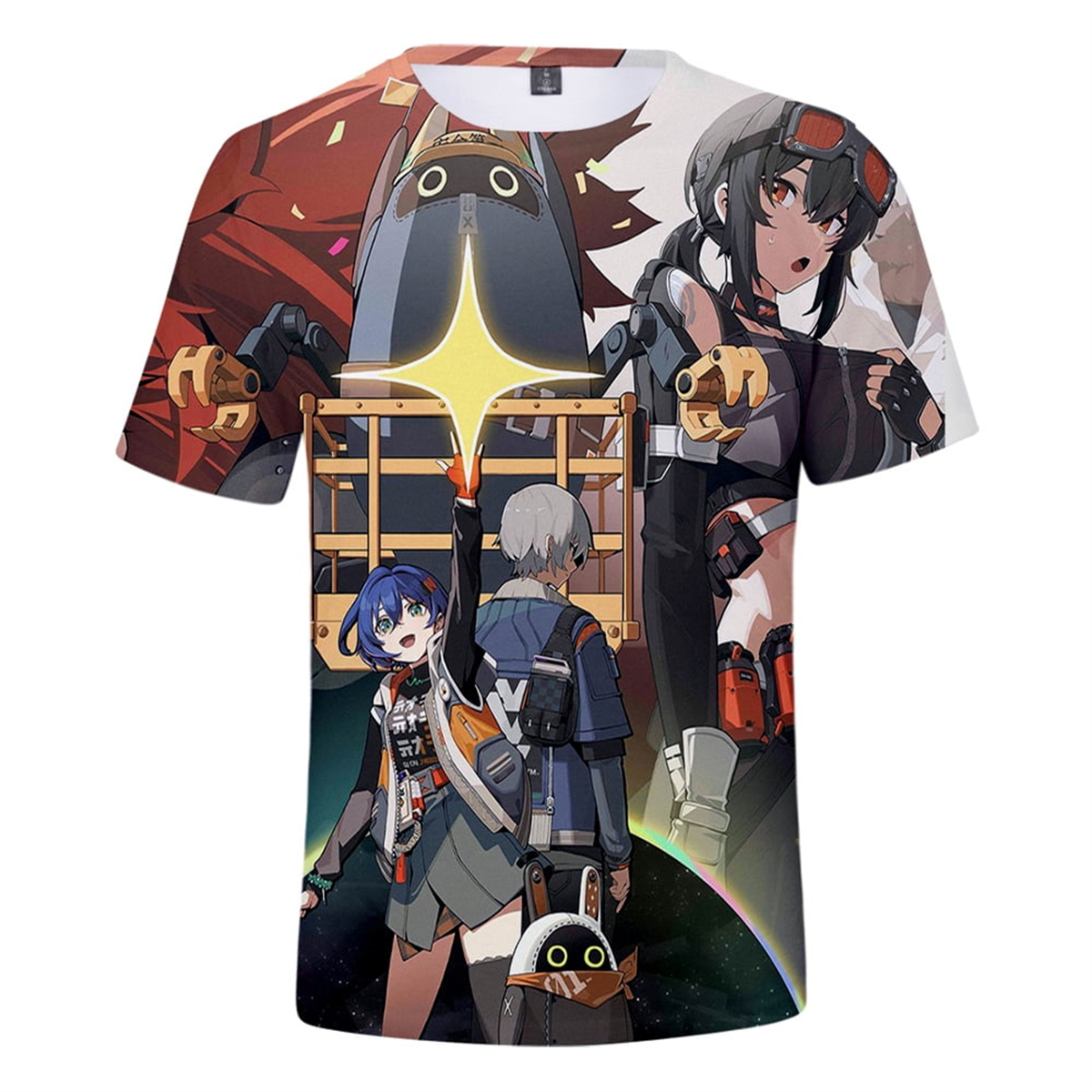 Zenless Zone Zero T-Shirt E-sports Game Printed Costume Men Women Short ...