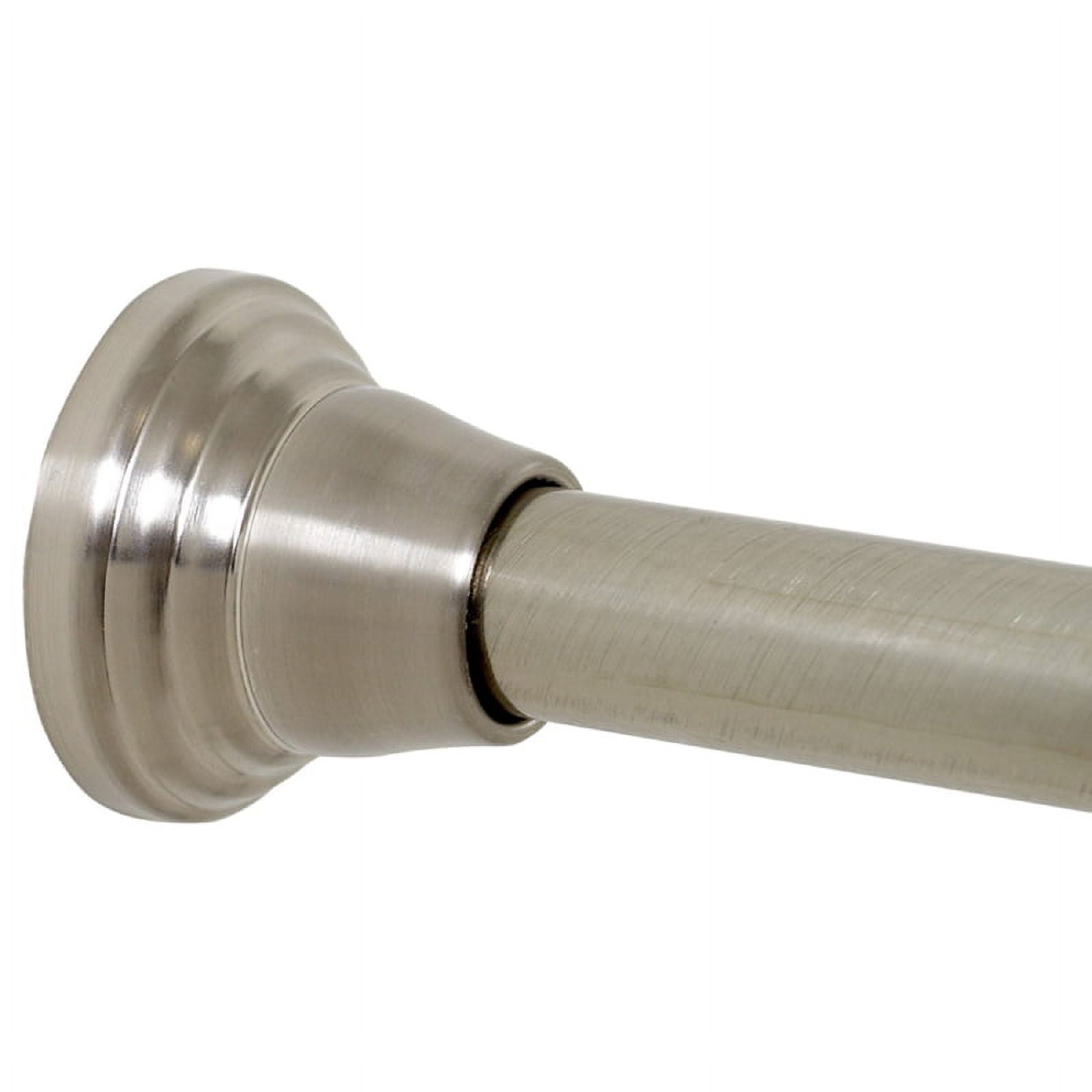 Zenith Products Decorative Adjustable Tension Shower Rod, 43 - 72 Inch ...