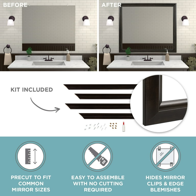 Bathroom Mirror Frame Kit
