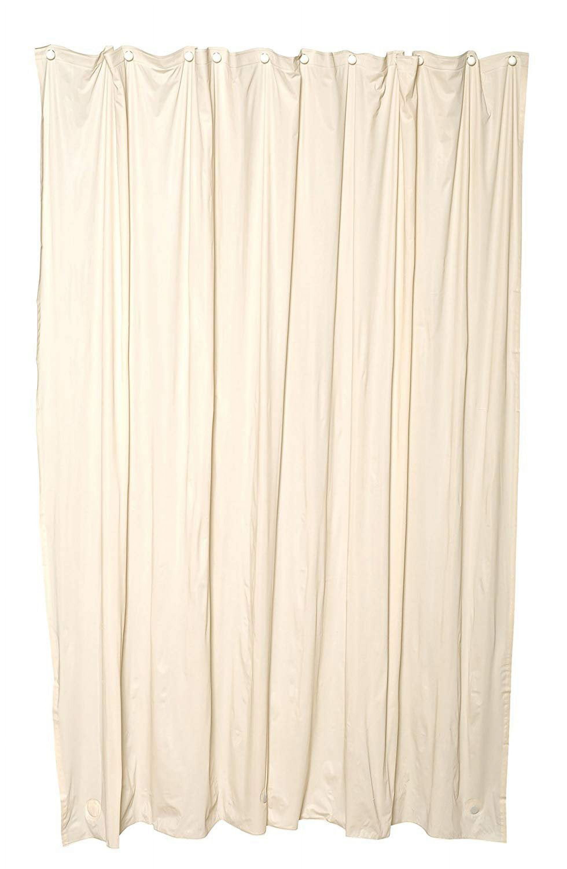 Zenna Home H28F Medium Weight Vinyl Shower Liner, Cashmere - Walmart.com