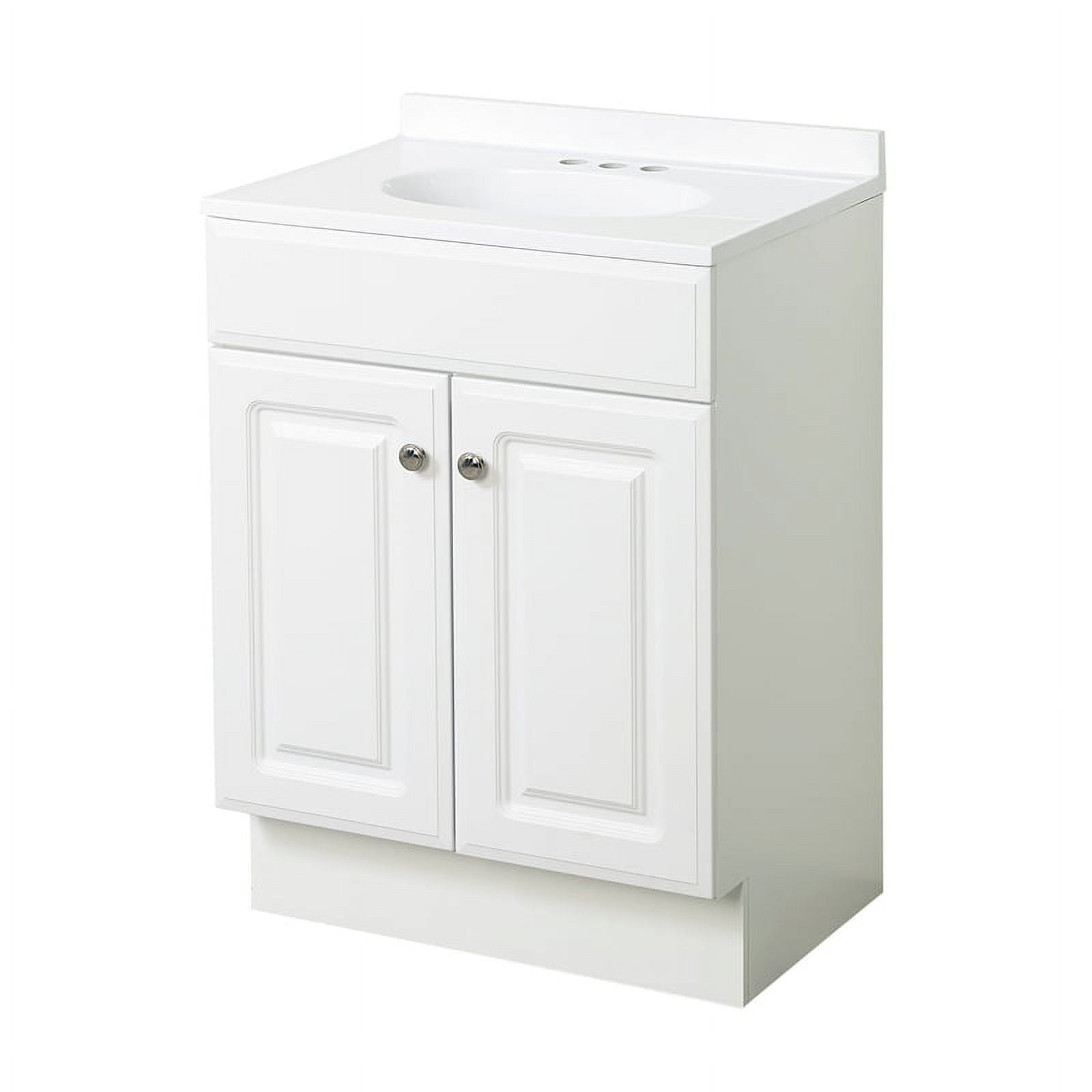 Zenith Home 4008539 24 in. White Vanity Combo - Walmart.com