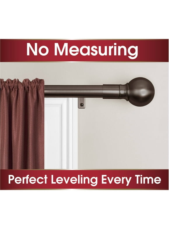 No Drill Curtain Rods in Curtain Rods - Walmart.com