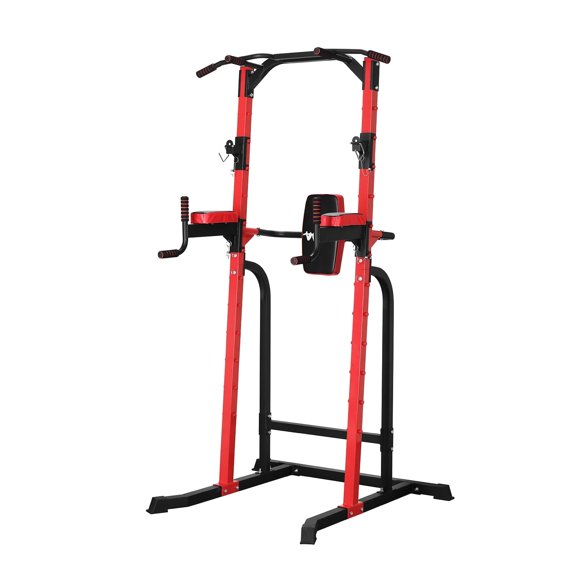 SogesPower Portable Gym Workout Tower Dip Station, Adjustable Height ...