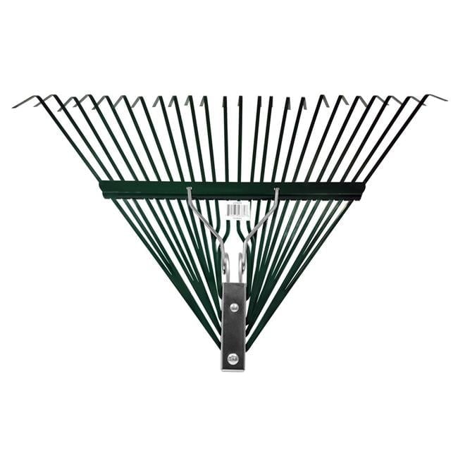 Zenport Deluxe Spring Action Metal Leaf Rake for Lawn, Yard, Outdoor ...