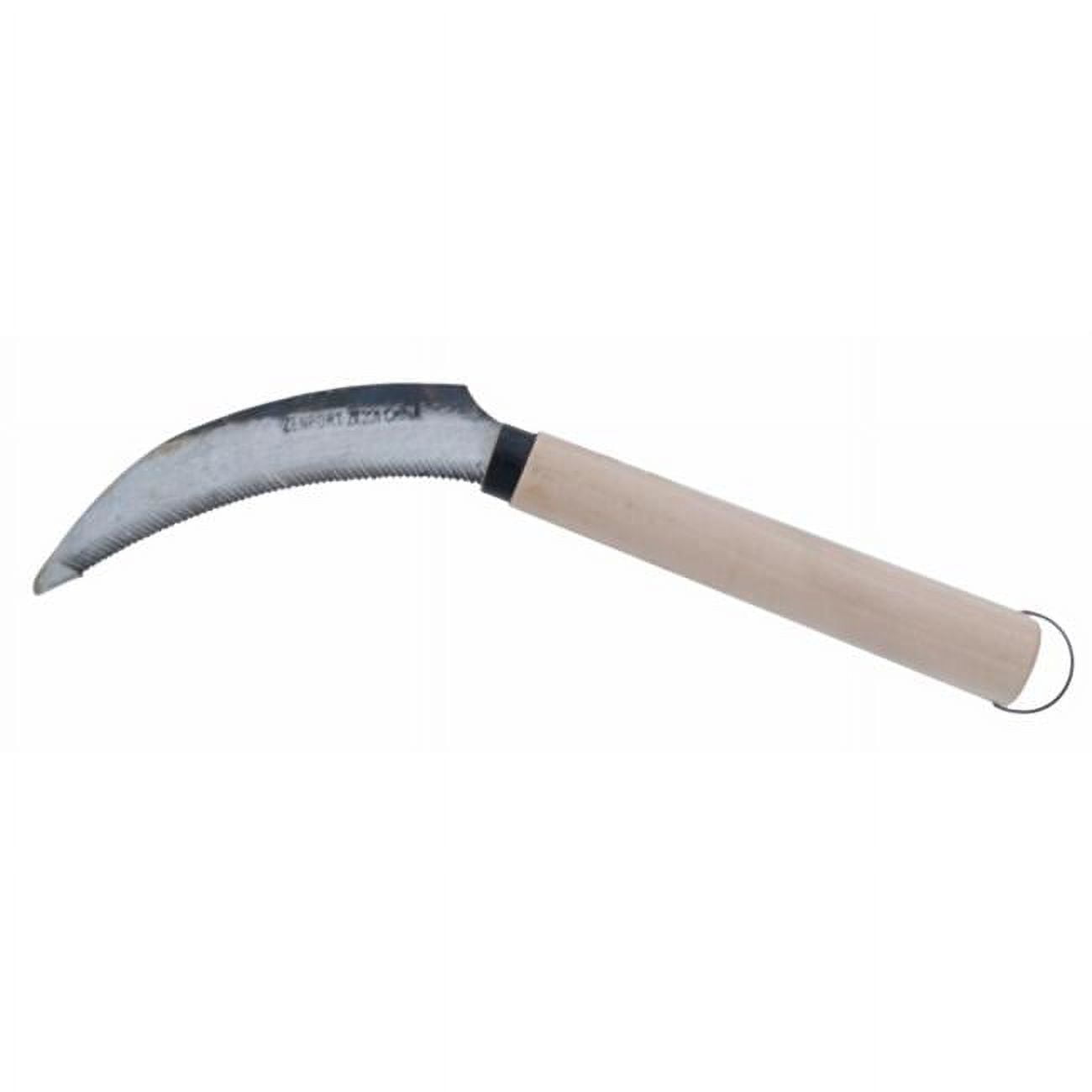 Zenport Harvest Sickle Berry Knife 4.5 in. Carbon Steel Curved ...