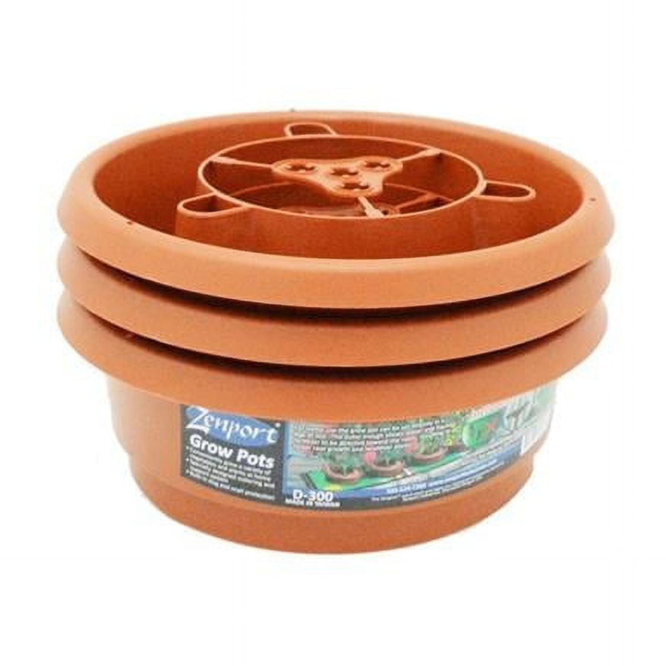 Zenport Industries D300-5PK Plastic Grow Pots - Pack of 5 - Walmart.com