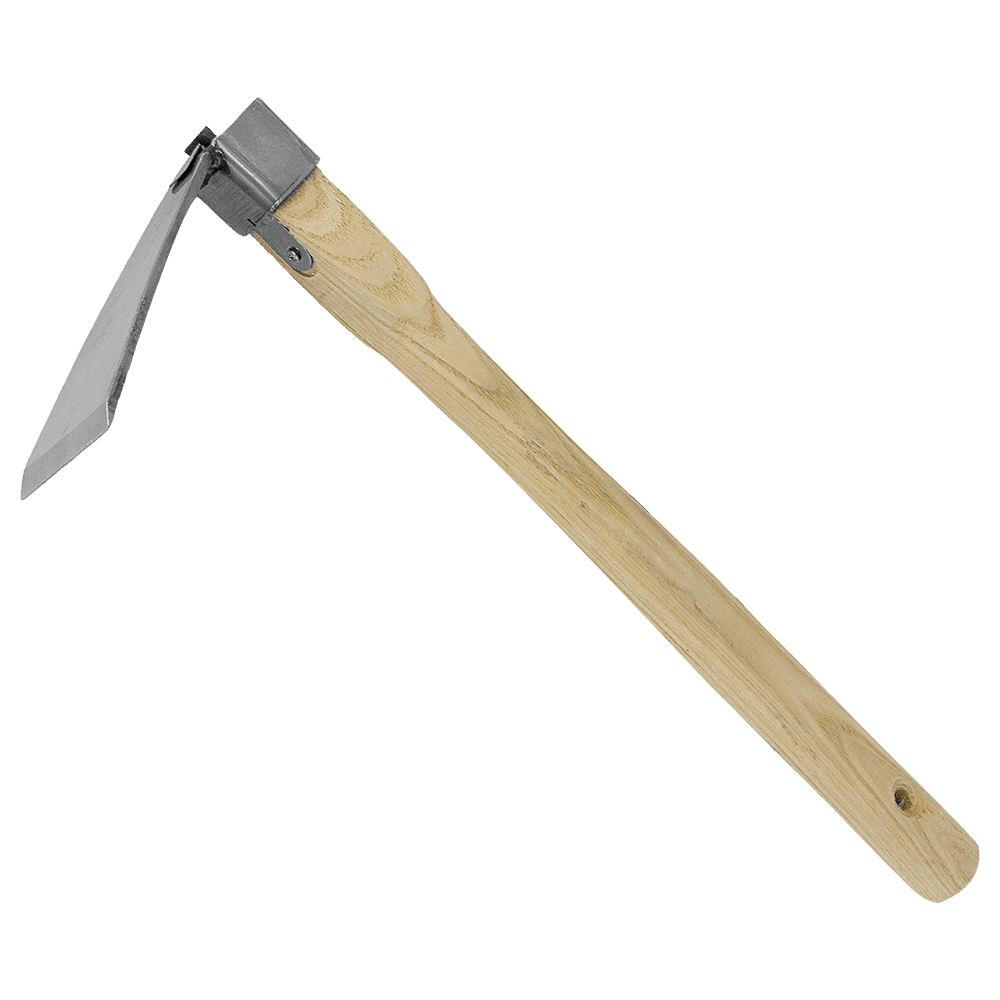 Zenport J6-02 Hoe, 15-Inch Handle, 5 Inch Stainless Steel Blades, Beige ...