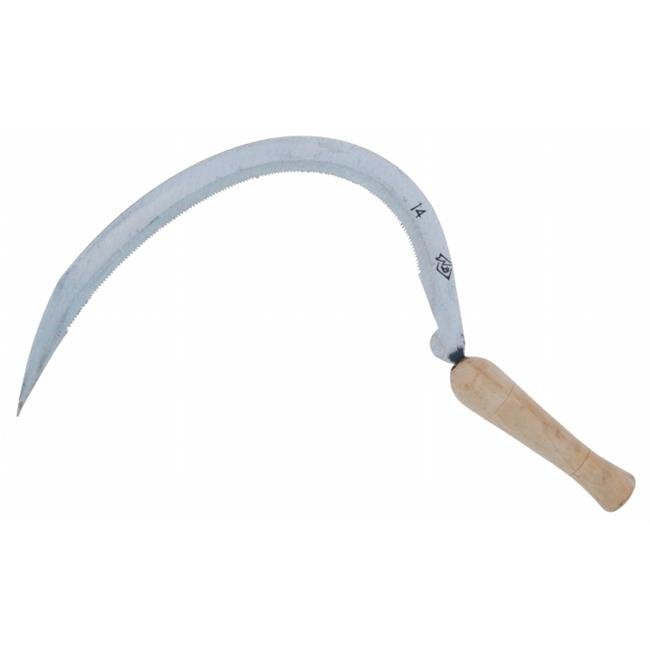 Zenport K110-14-Inch Landscape Scythe Serrated Curved Blade 14 in ...