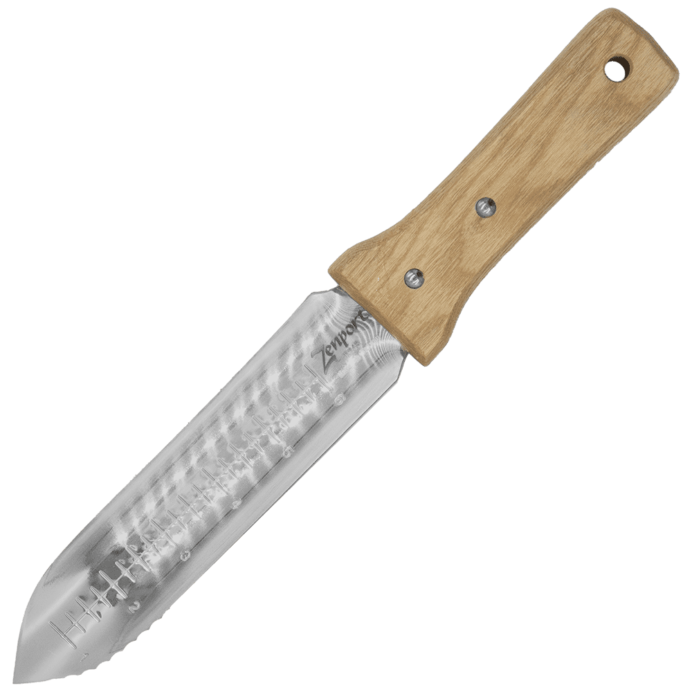 Zenport K248 Soil Knife Deluxe ZenBori Soil Knife with Wooden Handle ...