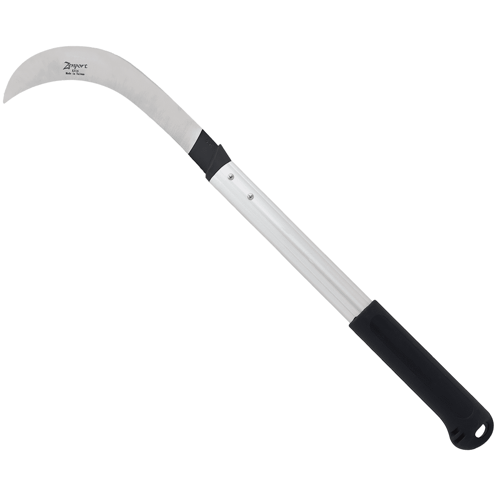 Zenport K314 Left-handed Harvest Sickle, 9 Inch Carbon Steel Blade ...