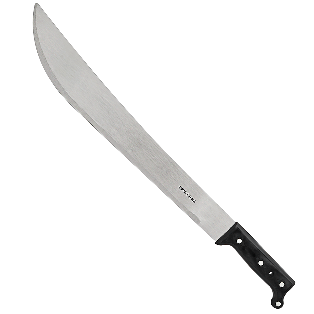 Zenport MP15 Machete with Sheath, 15-Inch, 15 Inch Carbon Steel Blade ...