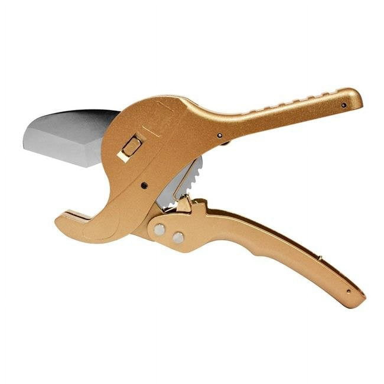 Zenport Q42 1.65 in. Pruner Cut PVC Pipe Cutter, Ratchet Action ...