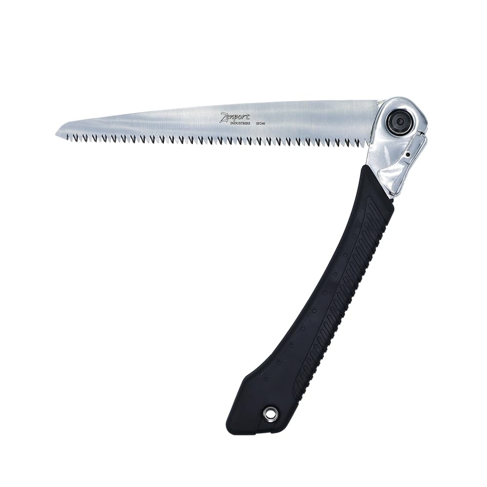 Zenport SF240 Folding Saw with Steel Handle, 9.5-Inch Tri-Edge Blade ...