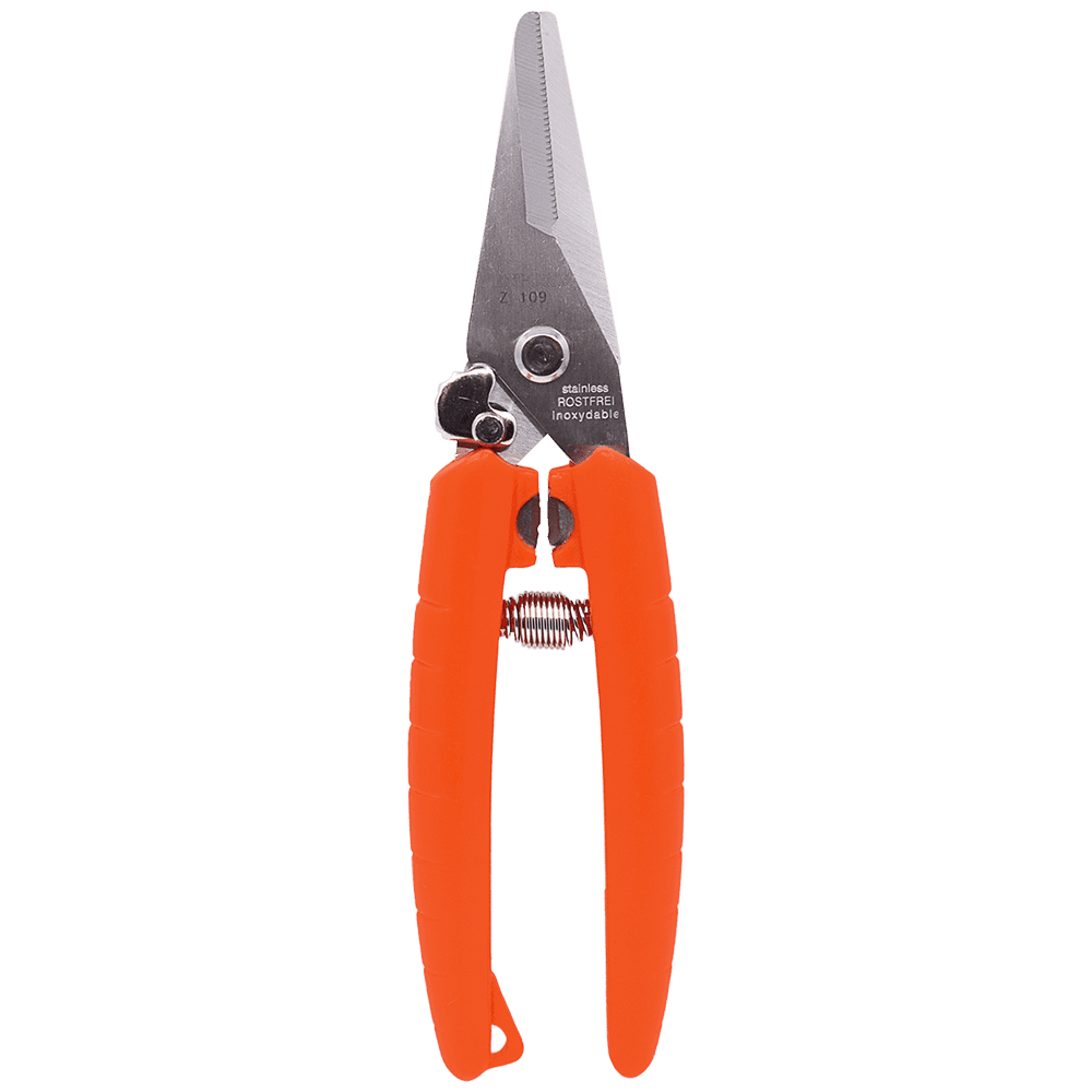 Zenport Z109 Stainless Floral Bunch Cutter Shears, Serrated Blade, 7.5 ...