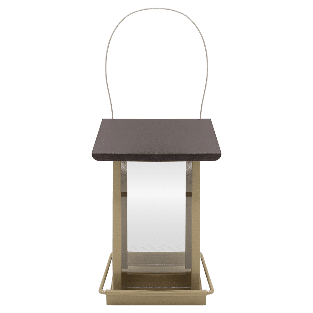 Zenport Z38188 Small Hanging Metal Hopper Feeder, Beige - 4 Pack ...
