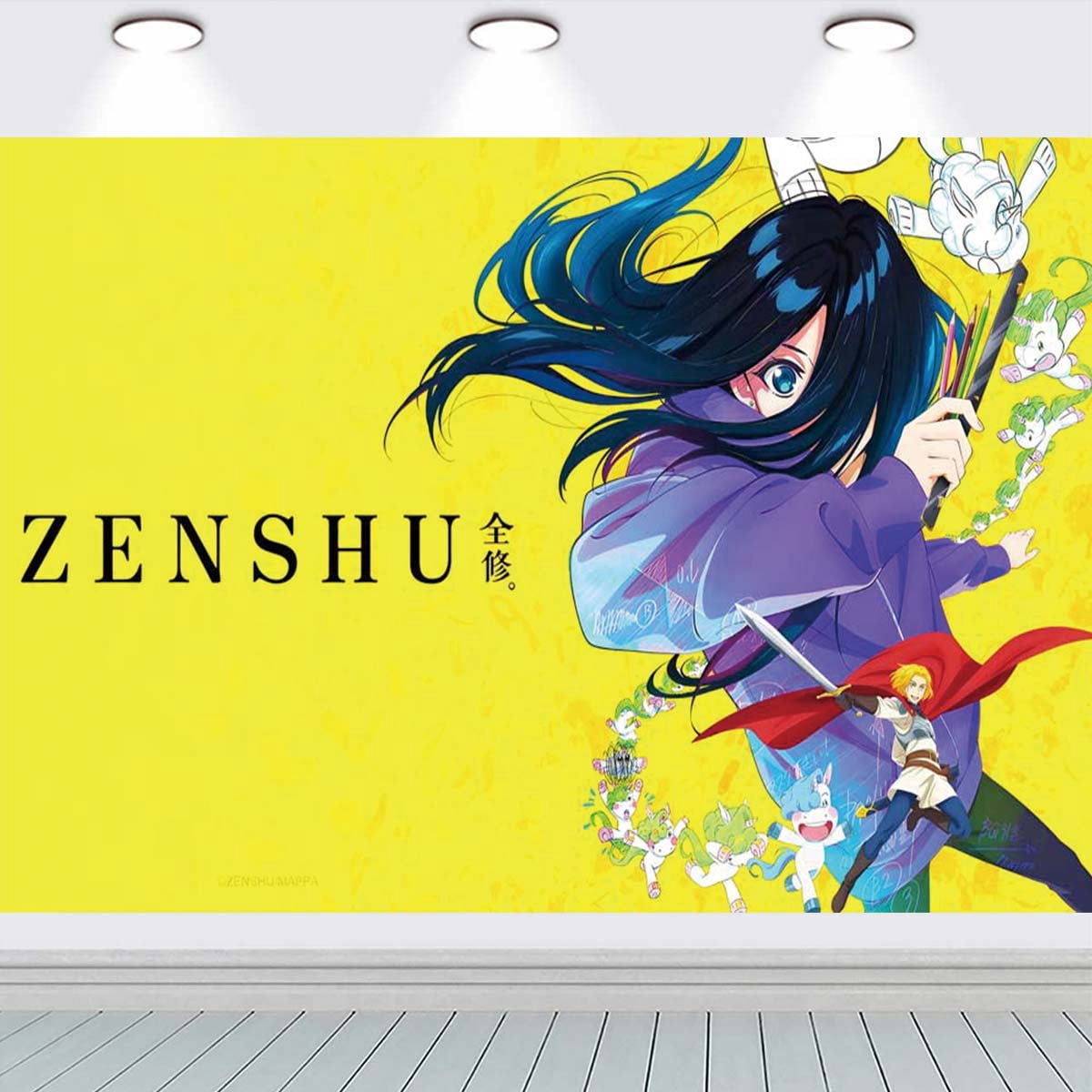 Zenshu Background school Wall Decor Taspestry Poster Banner Backdrop ...