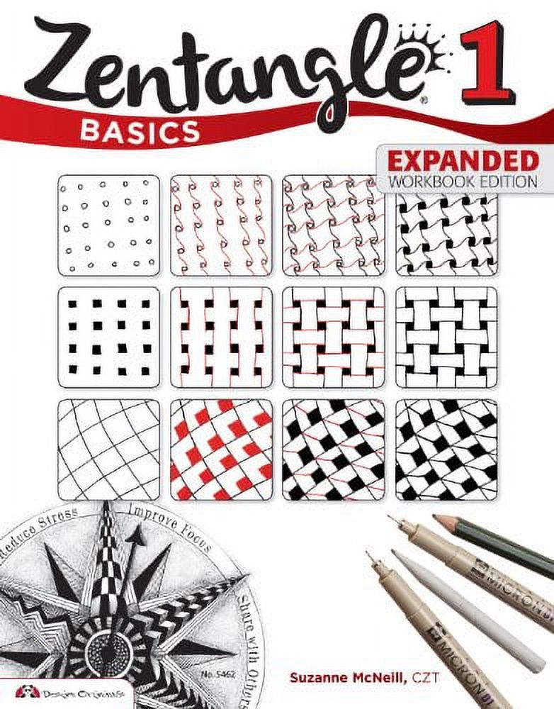 Pre-Owned Zentangle Basics, Expanded Workbook Edition: A Creative Art ...