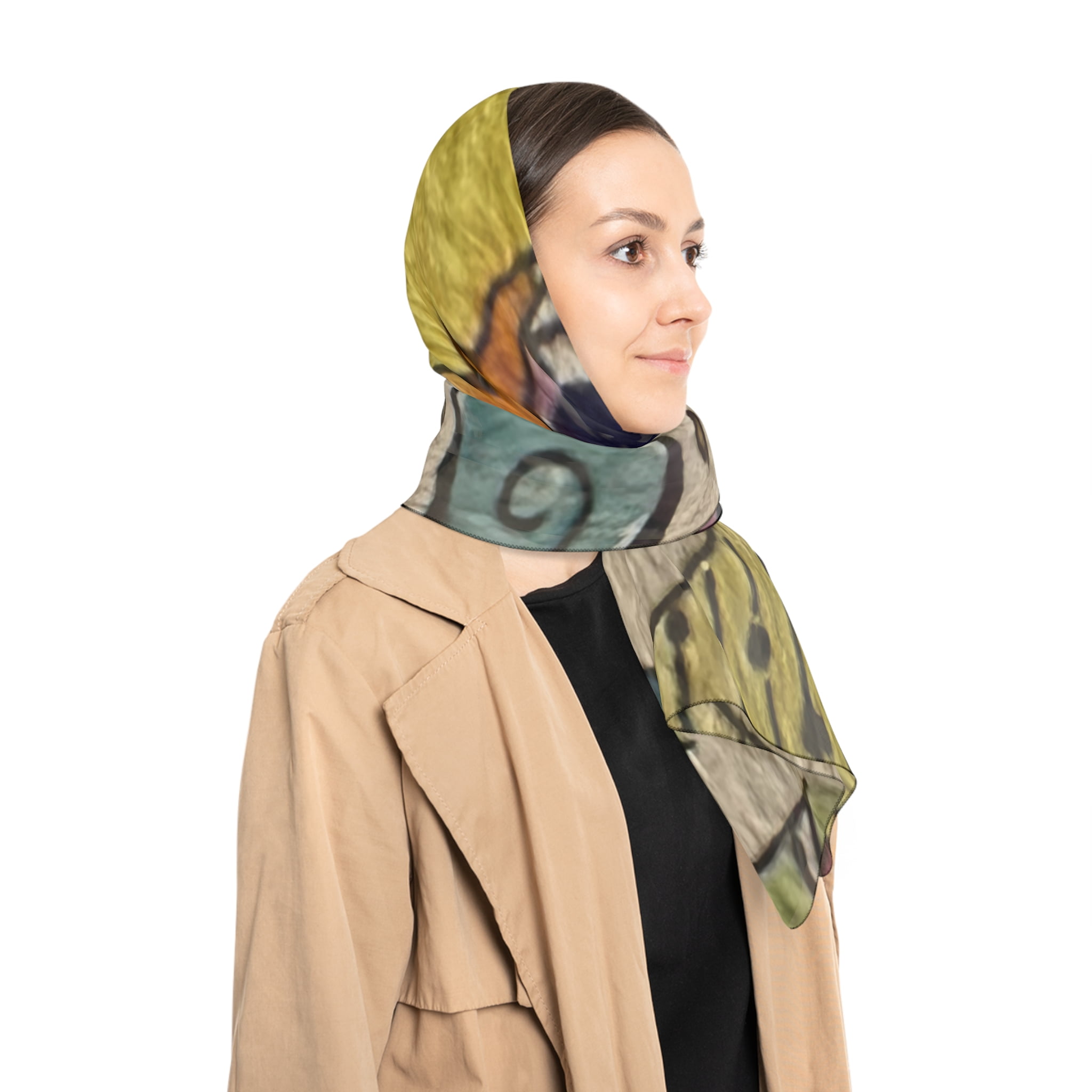 Zentangle Poly Scarf - Walmart.com