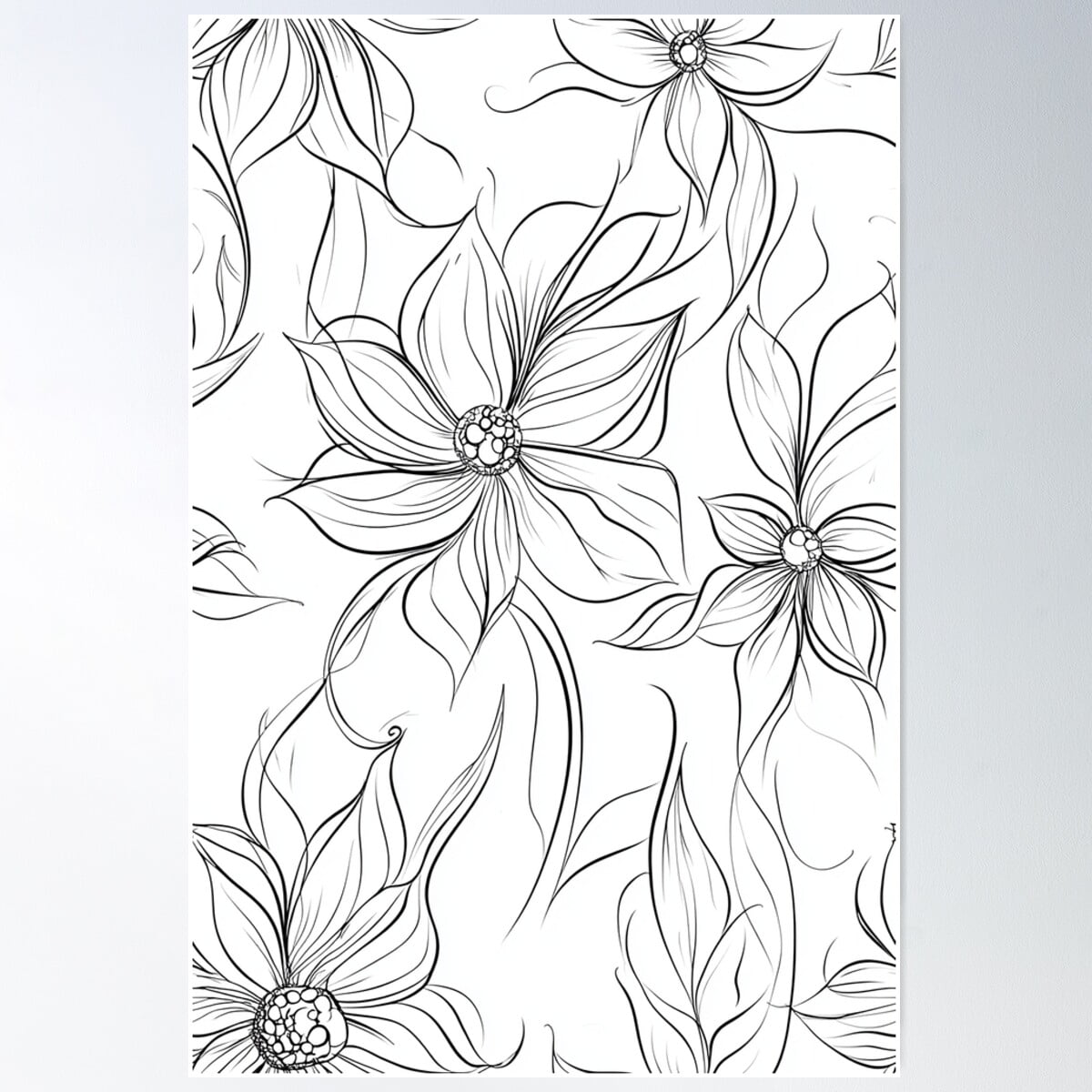 Zentangle Spring: Floral Patterns With Early Bloomers (29/100) Poster ...