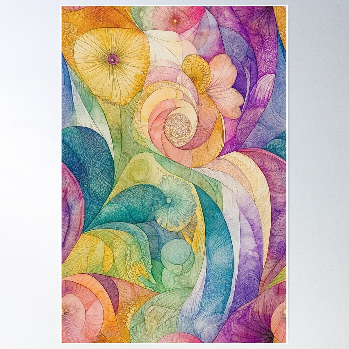 Zentangle Spring: Floral Patterns With Early Bloomers (4/100) Poster ...