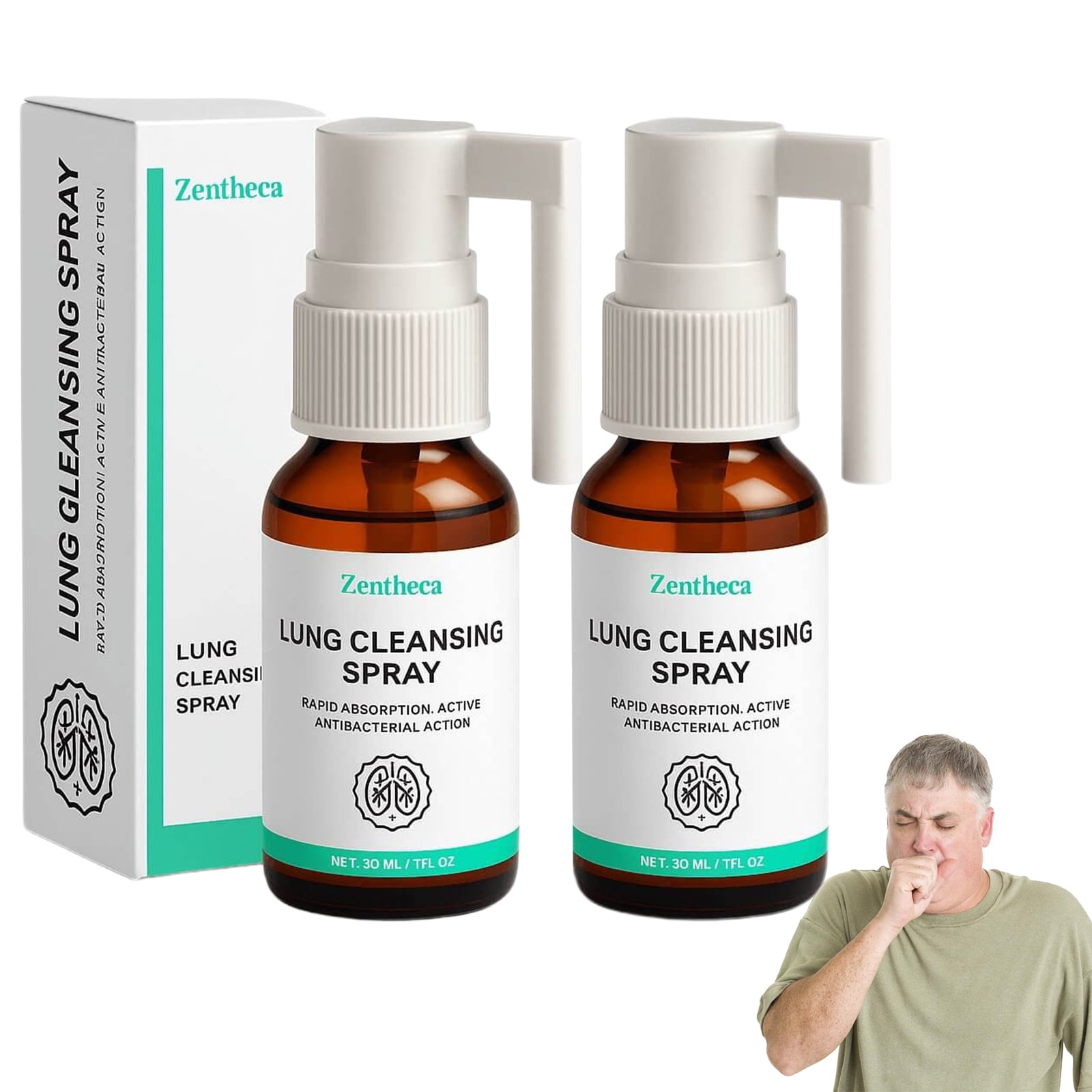 Zentheca Lung Cleansing and Repairing Spray, breathe smoothly, starting ...