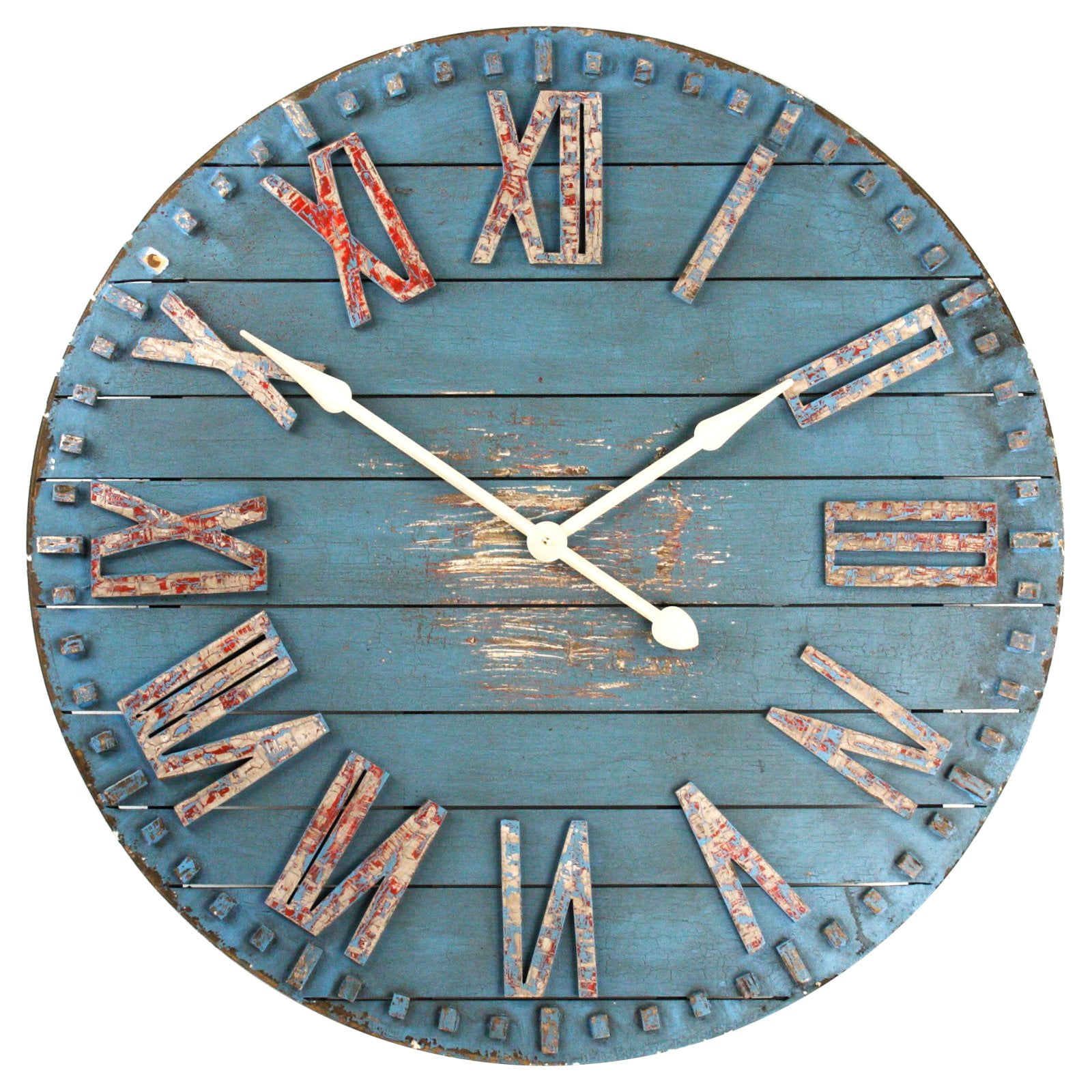 Zentique 36 in. Round Wooden Clock - Walmart.com
