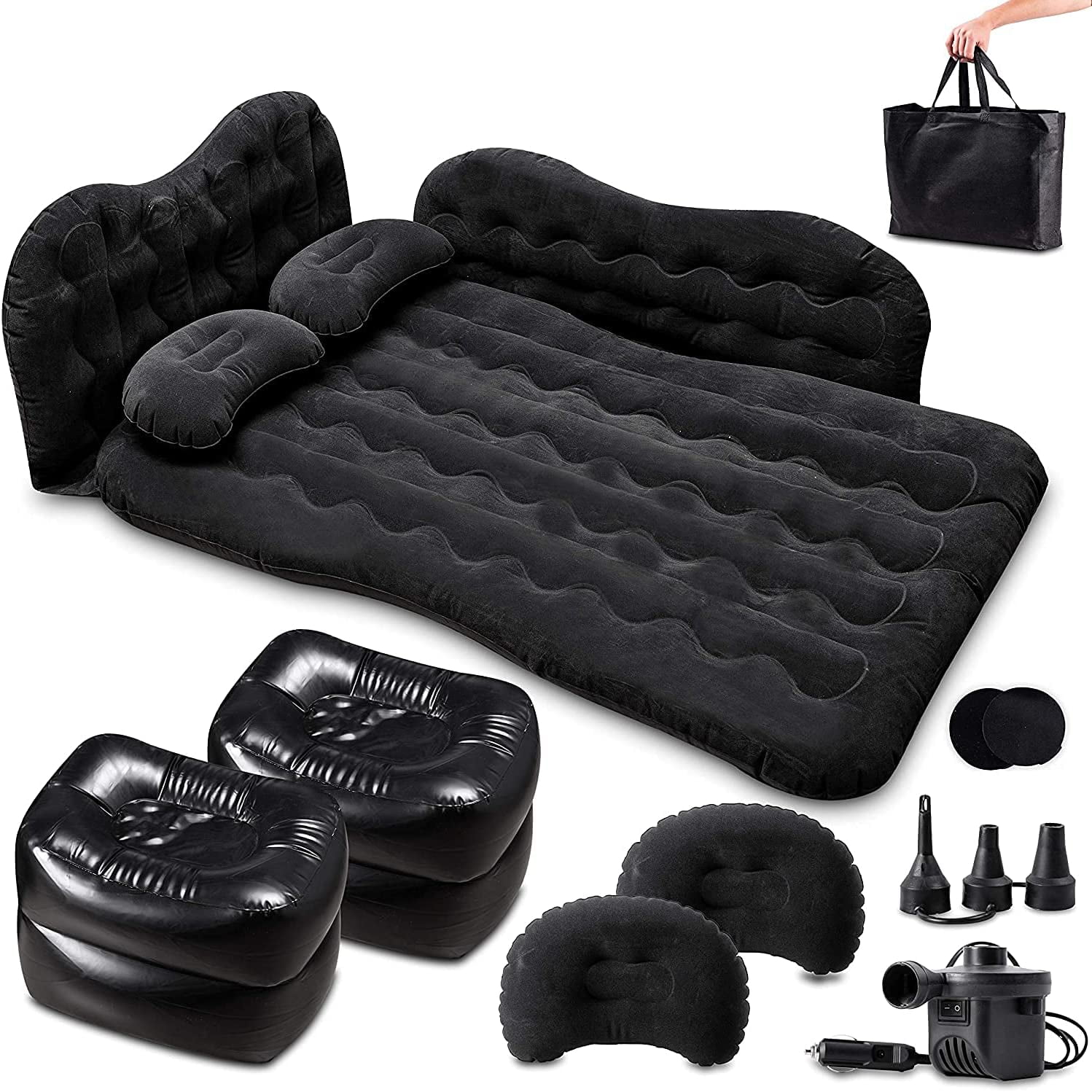 Zento Deals Inflatable Air Mattress for Car - Portable Travel Bed with ...