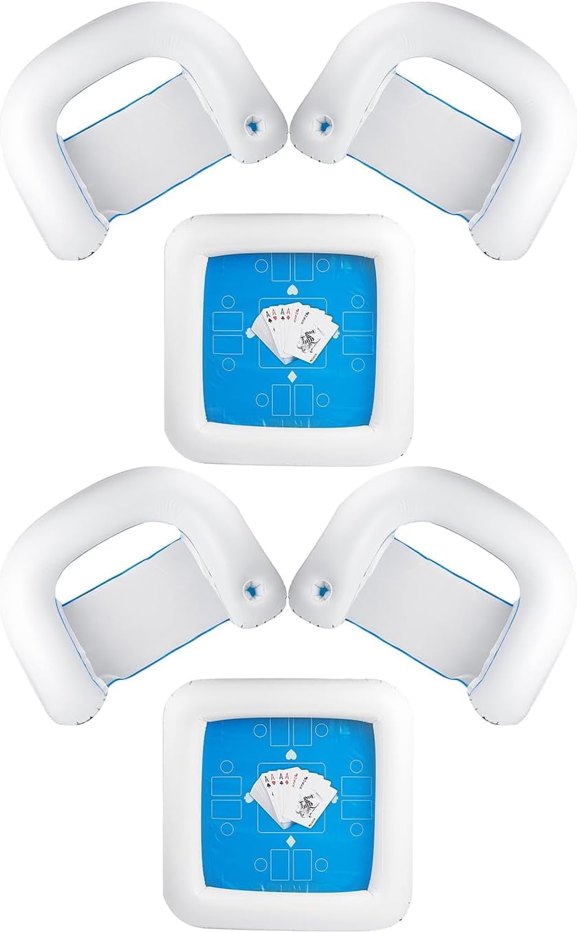 Zento Table for Pool Inflatable Game Station Set with Waterproof ...