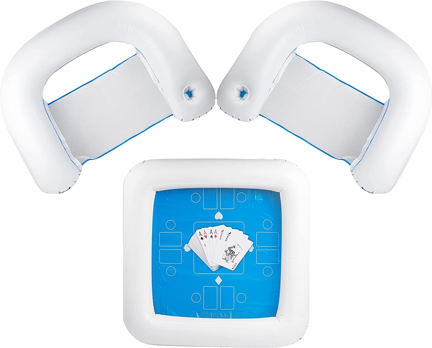 Zento Floating Game Station Set for Adults - Outdoor Swimming Pool ...