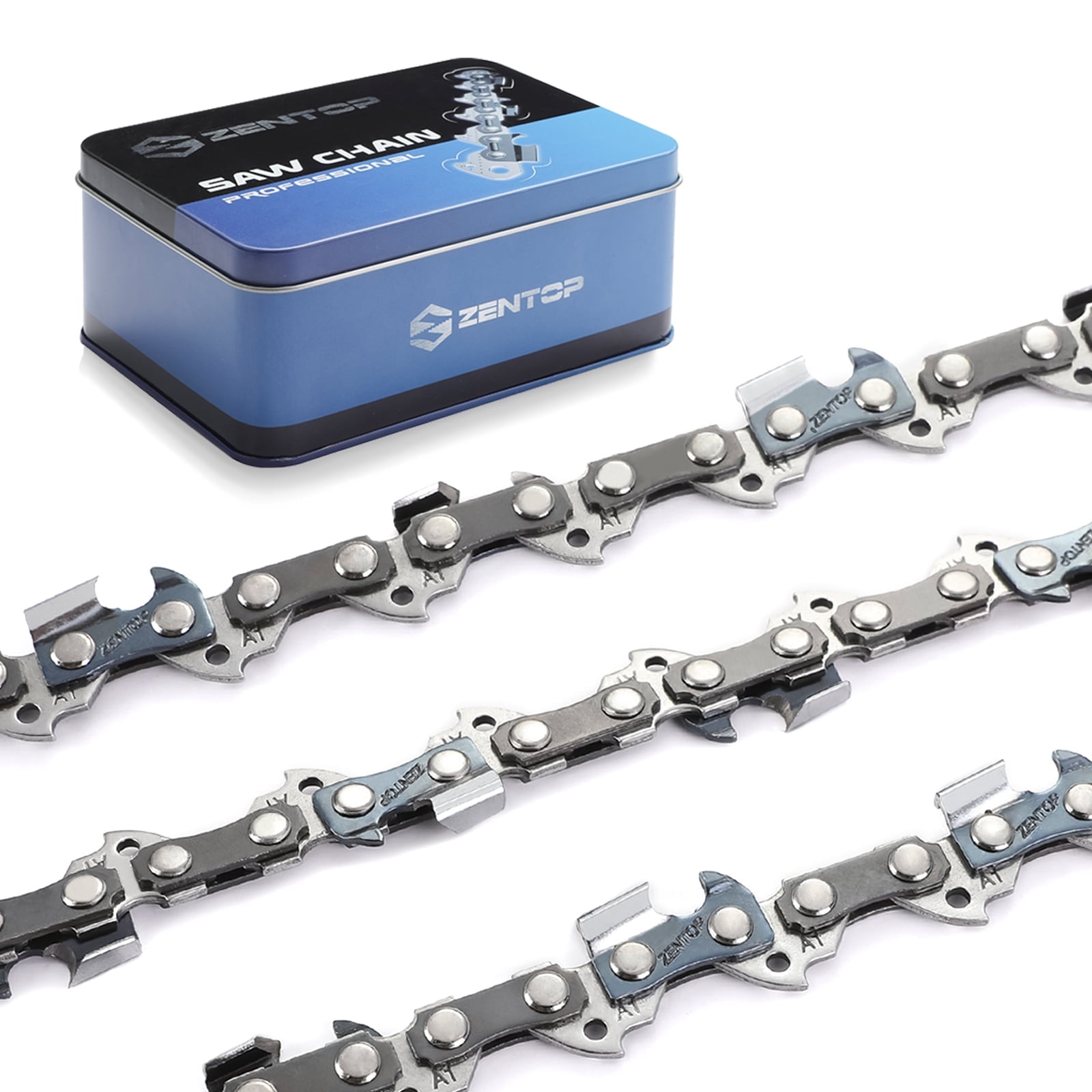 Zentop 18 Inch Chainsaw Chain .050 Gauge 3/8LP Pitch 62 Drive Links ...