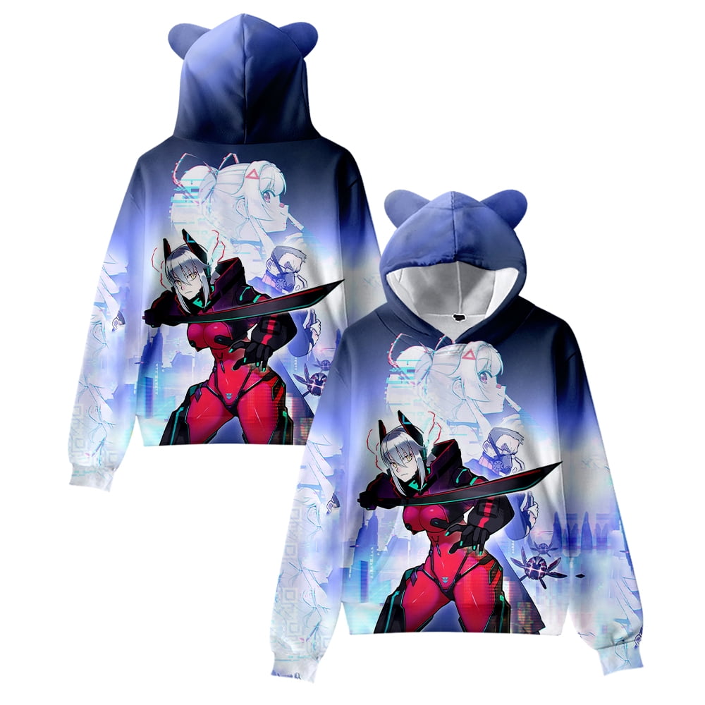 Zentreya 3D printed role-playing male/female bear ear Kawaii hoodie ...